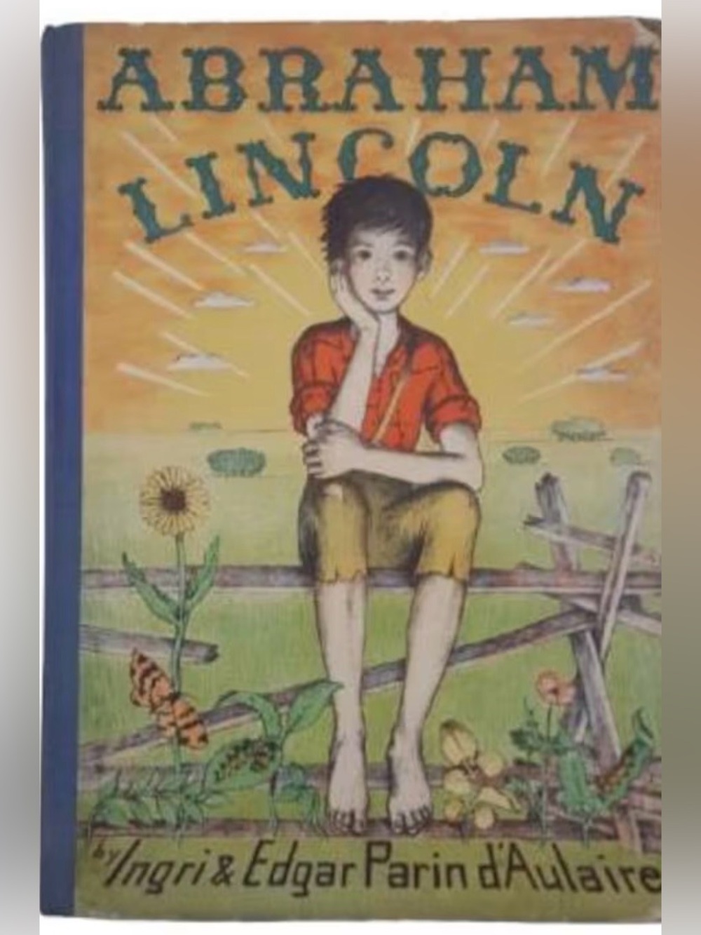 Vintage | Accents | Vintage Abraham Lincoln Book Yellow Green Orange ...